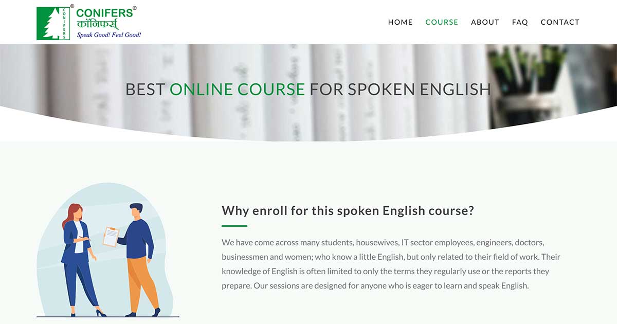 Best Online Course for Spoken English / Conifers Communications